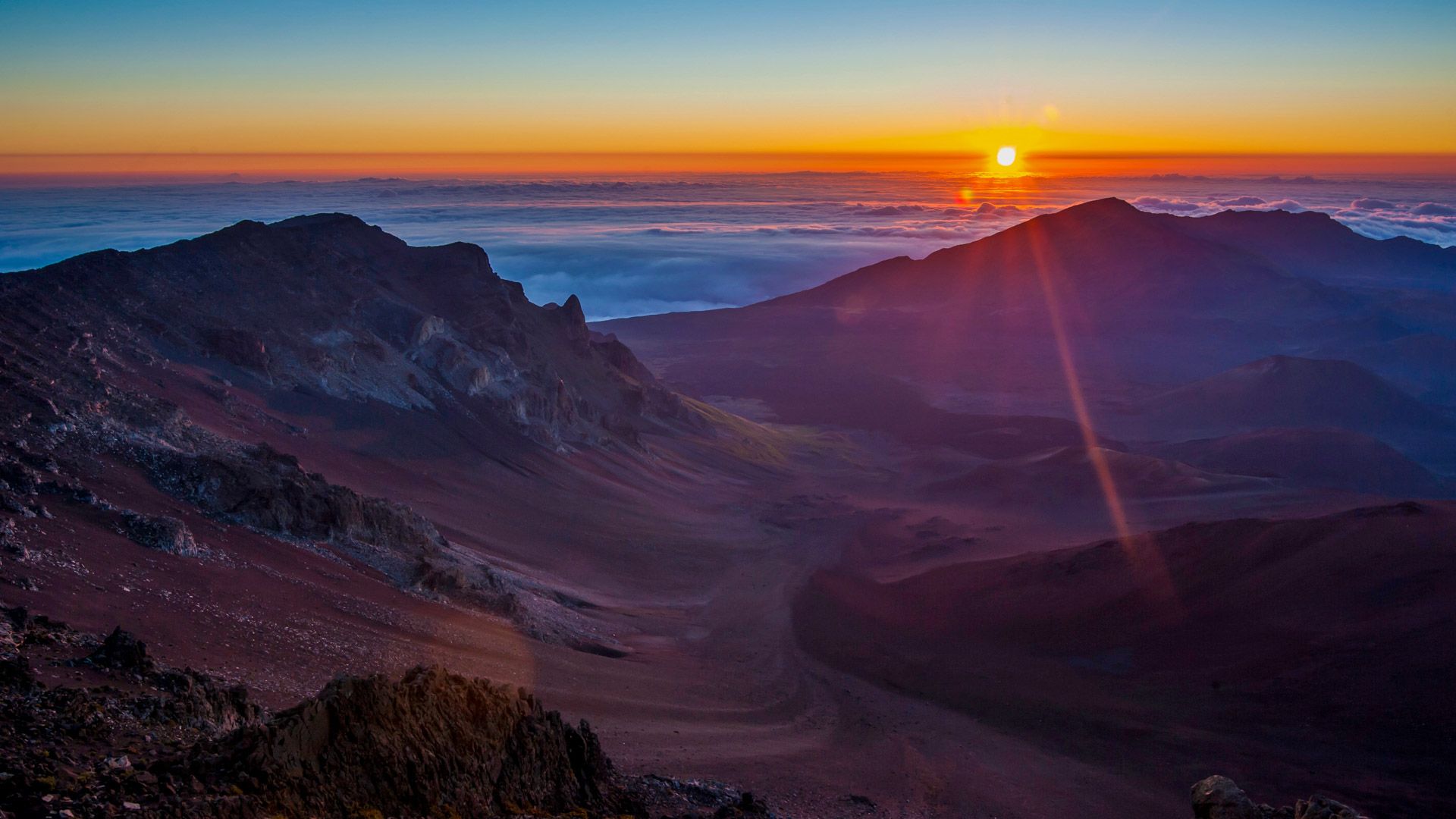 Mt Haleakala Background Wallpaper